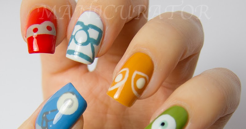 31DC: Day 23 - Inspired by a movie (PIXAR nail art)