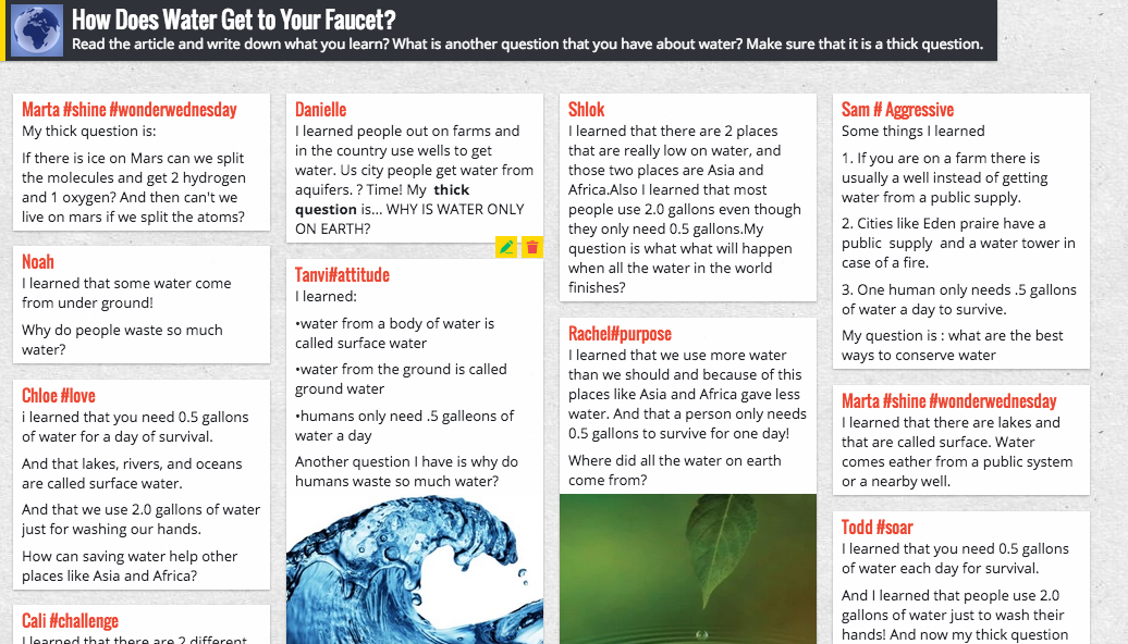 Reflections of an Intentional Teacher: Using Padlet in the Classroom
