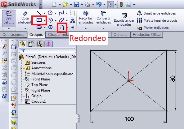 SOLIDWORKS: Interfaz de Usuario