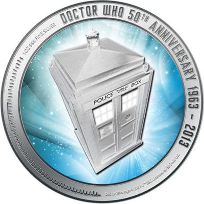 Doctor Who 50th Anniversary Silver Coin | Lunaticg Coin