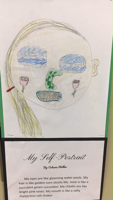 Third Grade's a Charm: My Self-Portrait: Similes and Metaphors