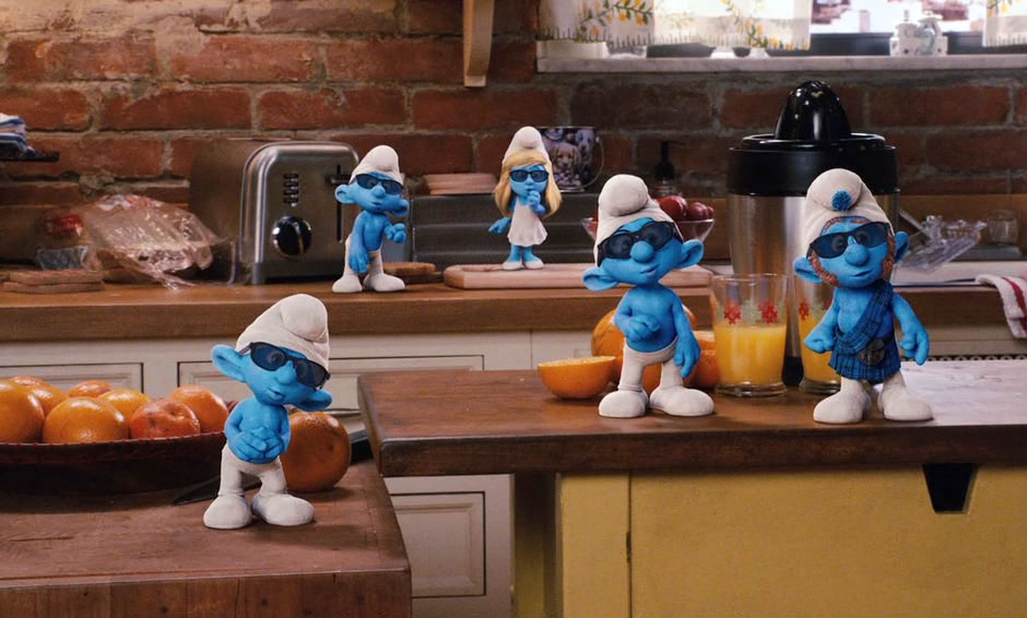 Animated Film Reviews: The Smurfs (2011) - Smurfs Take Manhattan!