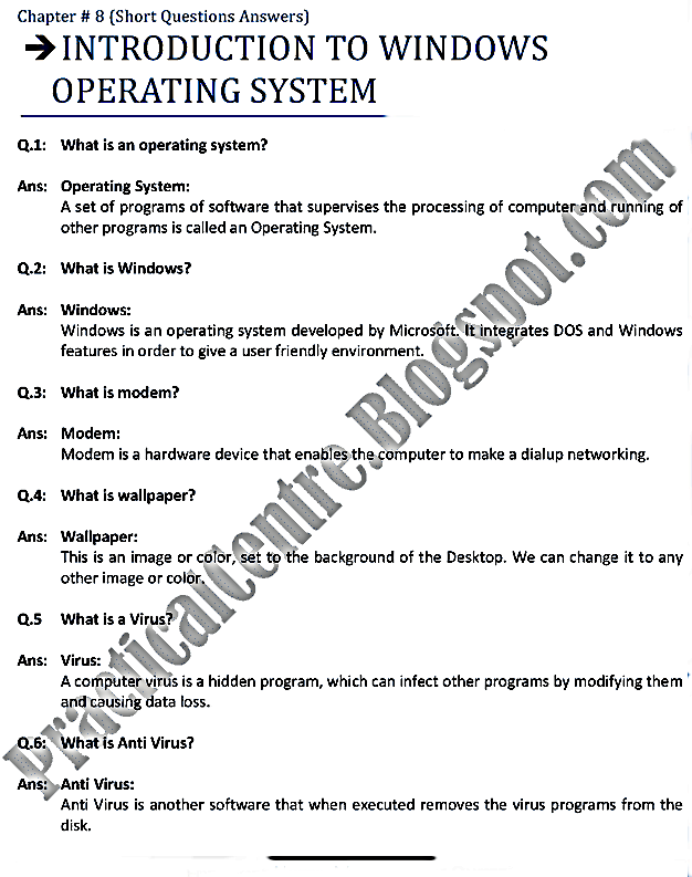 Education Is The Key To Success: Computer Studies For Class IX (Science ...