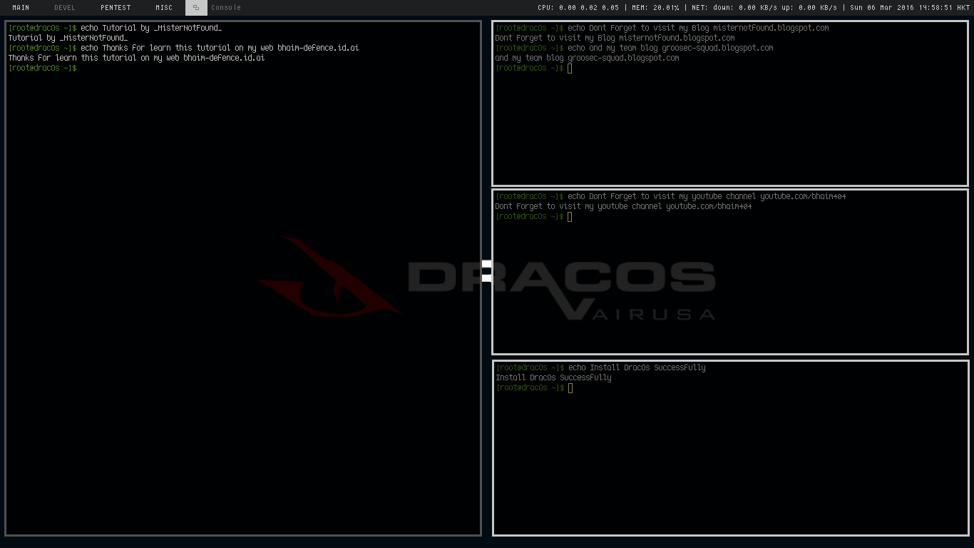 Begini Cara Instal DracOs Linux melalui Kali Linux dengan Metode Rsync ...