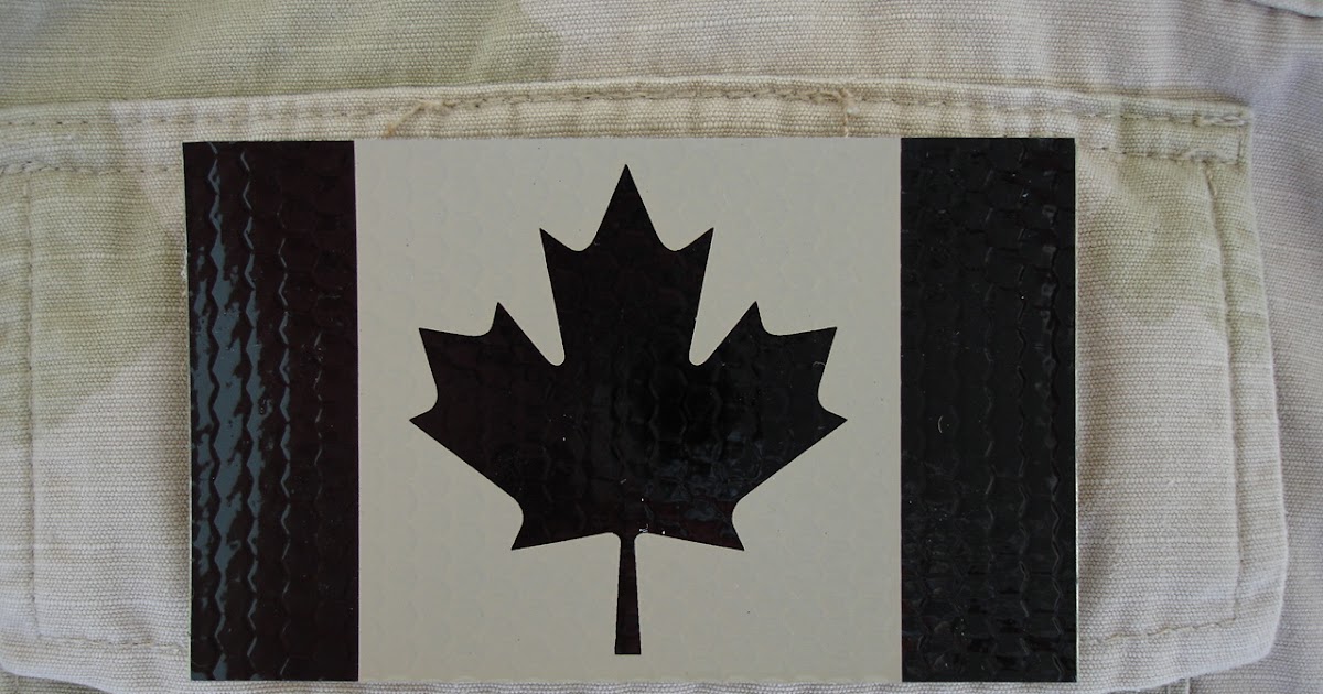 Webbingbabel: Canadian Army Infrared Reflective Flag