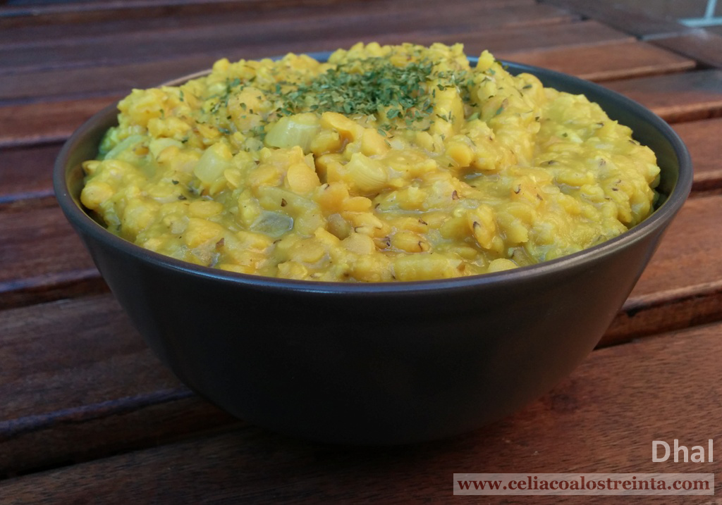 Pollo tikka masala y Dhal. Cocina india sin gluten