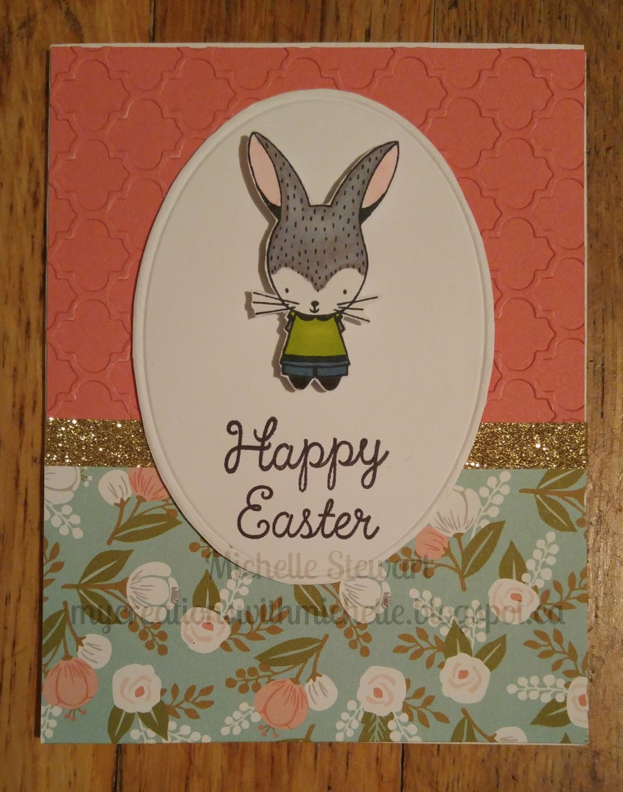 Creations With Michelle: February SOTM Blog Hop - Easter Bunny