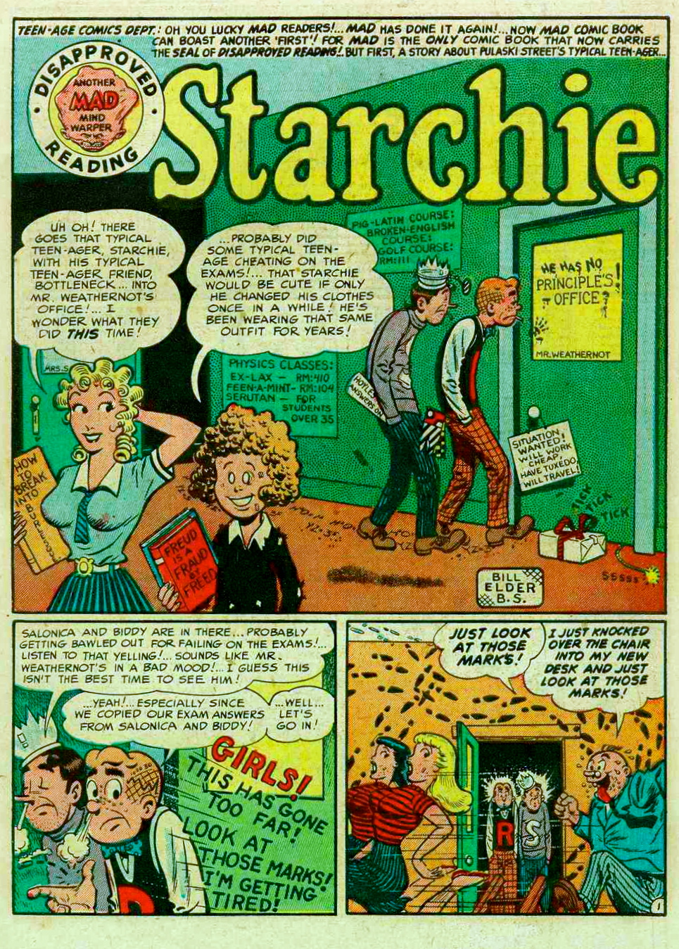 Four-Color Shadows: Starchie-Harvey Kurtzman/Will Elder-1954