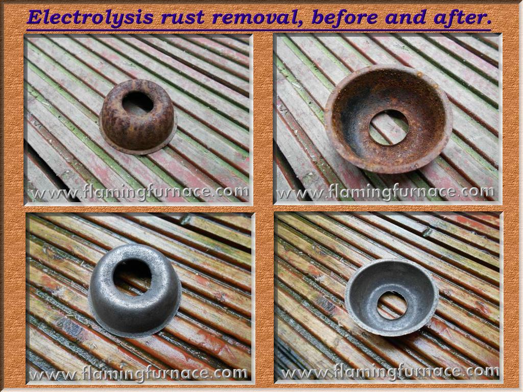 Electrolysis - Rust Removal Method ~ Metal casting projects