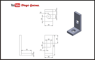 Tutoriales Básicos de Solidworks: Dibujos para practicar.