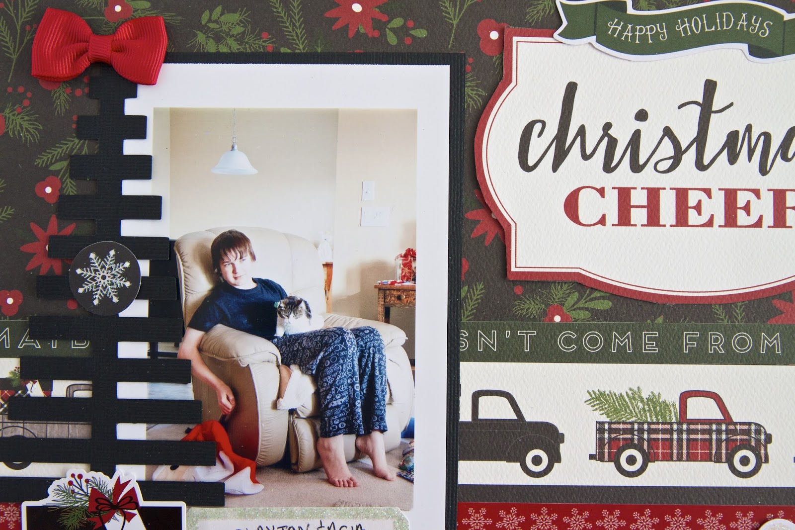 Love The Journey: Christmas Cheer Layout