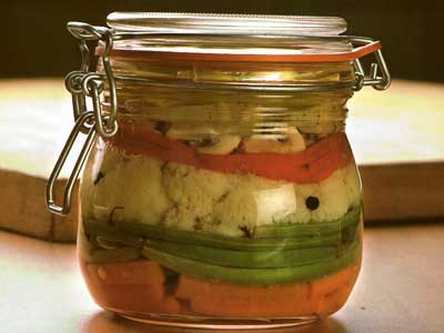 Encurtido dulce de verduras