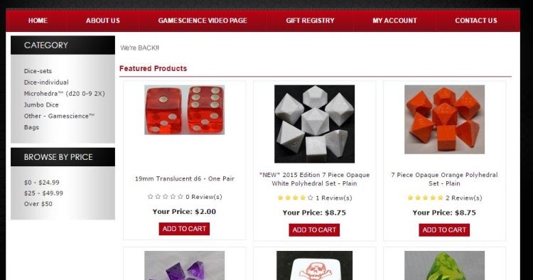 MF WARS: Nostalgia Thursday - Early Dice