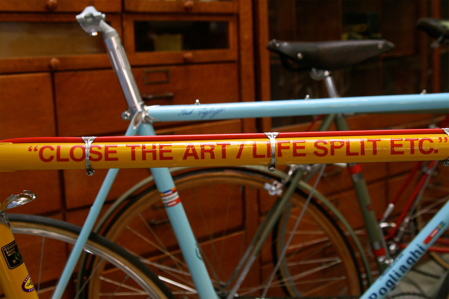 Two Serious Bikes: "CLOSE THE ART/LIFE SPLIT ETC." A Statement of ...