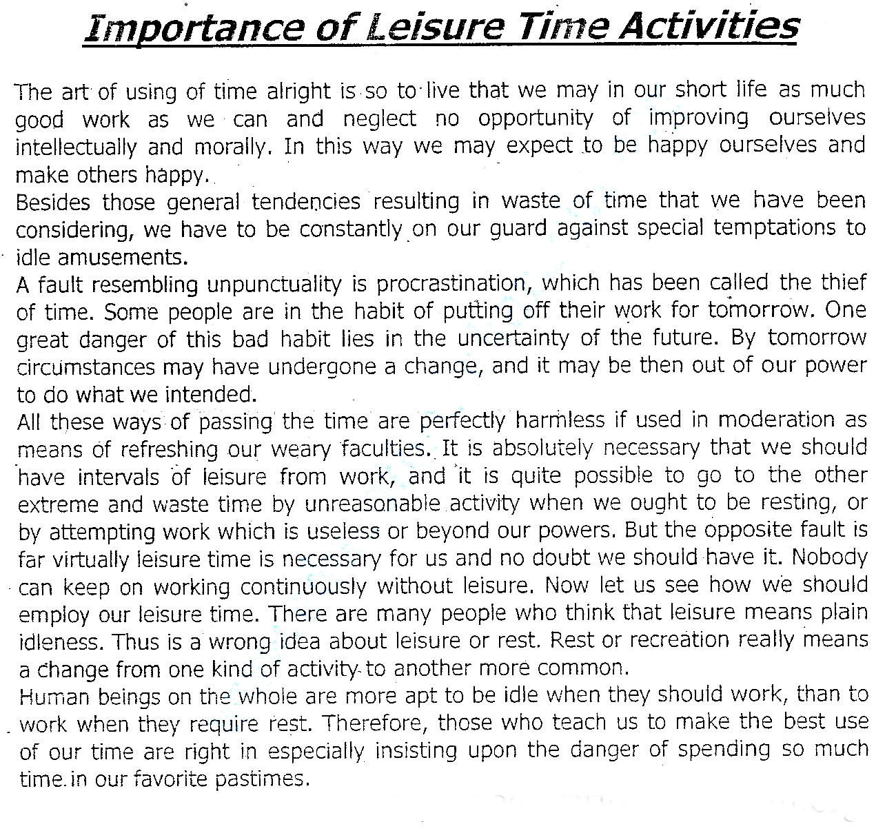 Education Is The Key To Success Essay On Importance Of Leisure Time Education Is The Key To Success Essay On Importance Of Leisure Time