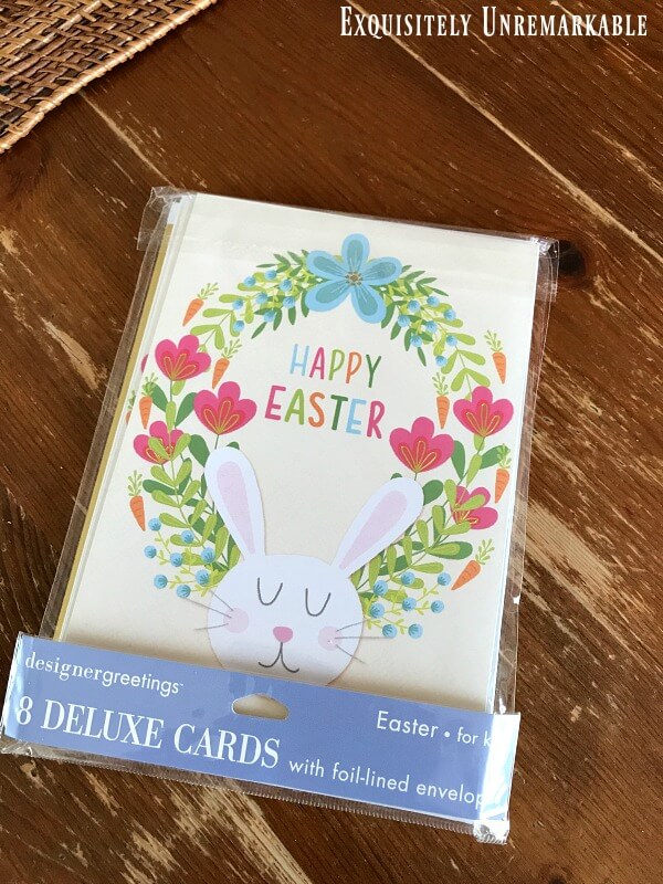 Greeting Card Easter Banner DIY - Exquisitely Unremarkable