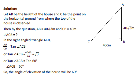 SEE (Unit – 16) Trigonometry Height and Distance (Exercise with Answers ...