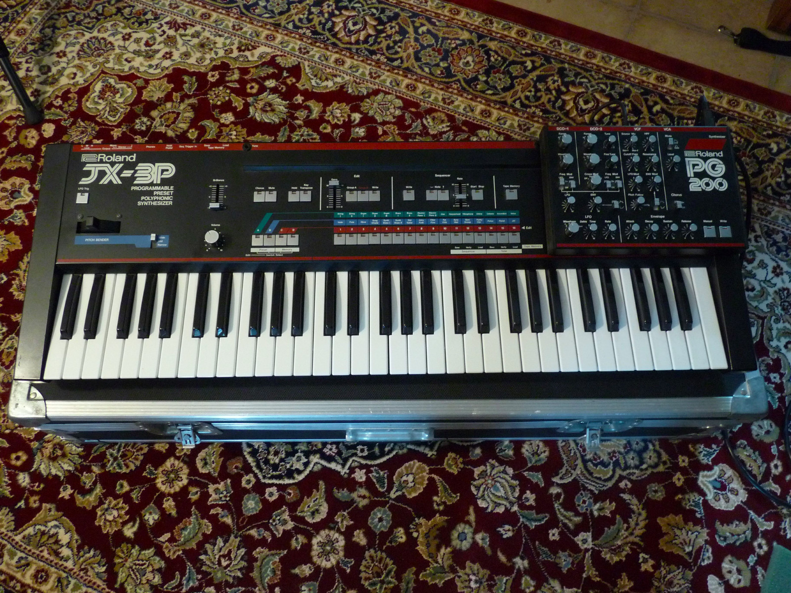 MATRIXSYNTH-B: Roland Jx3p Analog Synthesizer with PG-200 Controller ...