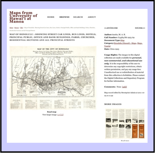 Hawaii Museums: UH Manoa Hamilton Library Recovery Project