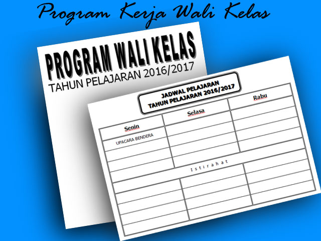 Contoh Program kerja Guru/Wali Kelas - Blog Guru Kelas