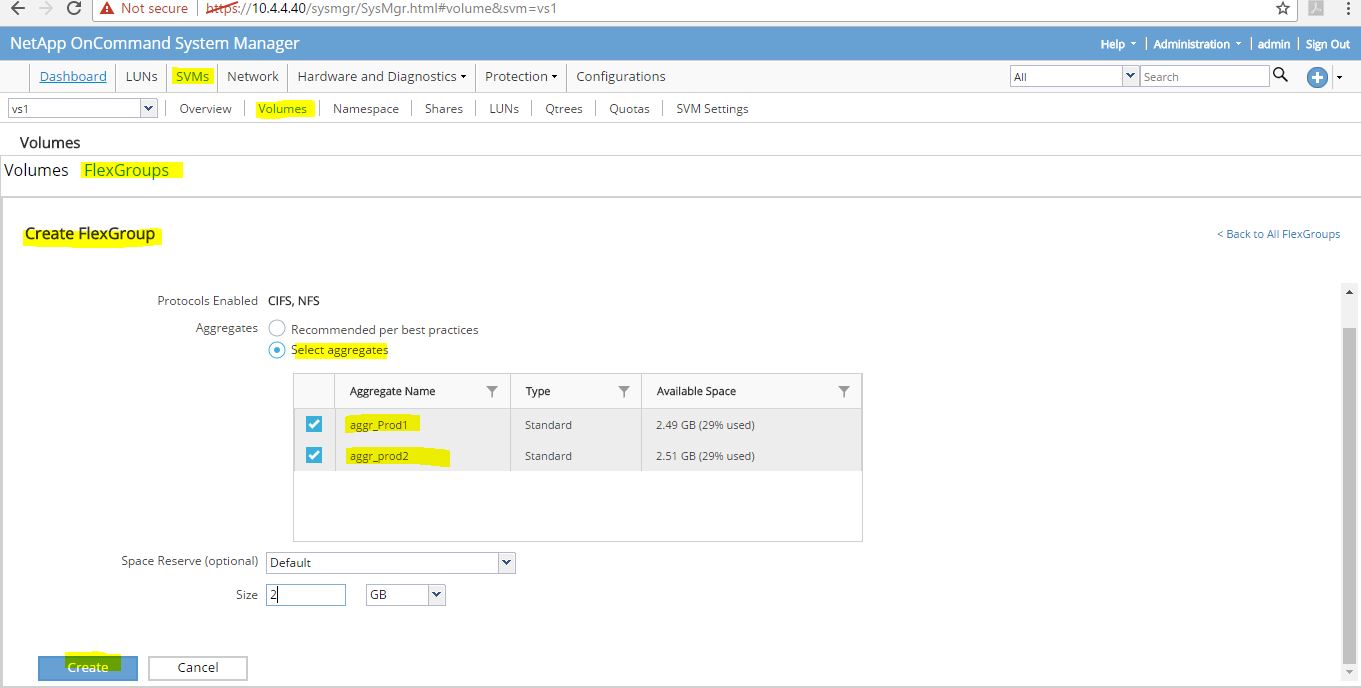 Remote Infrastructure Management: NetApp ONTAP 9.1 FlexGroup