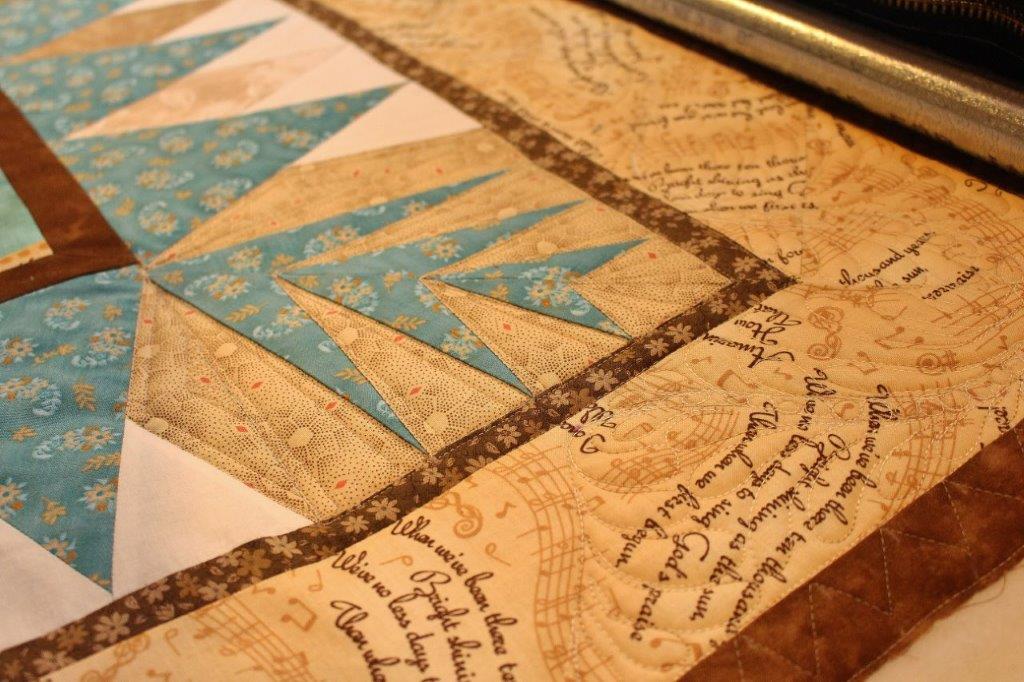 Sarah Lynn's Quilting: Quilting Started on the Amazing Grace Quilt