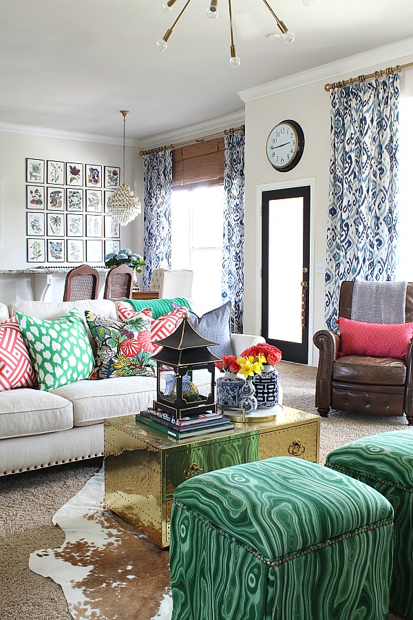 IT'S A COLORFUL LIFE- SPRING HOME TOUR 2019 | Dimples and Tangles