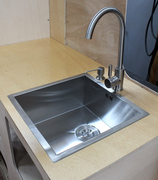 Rolling Steel Tent: Water and gas