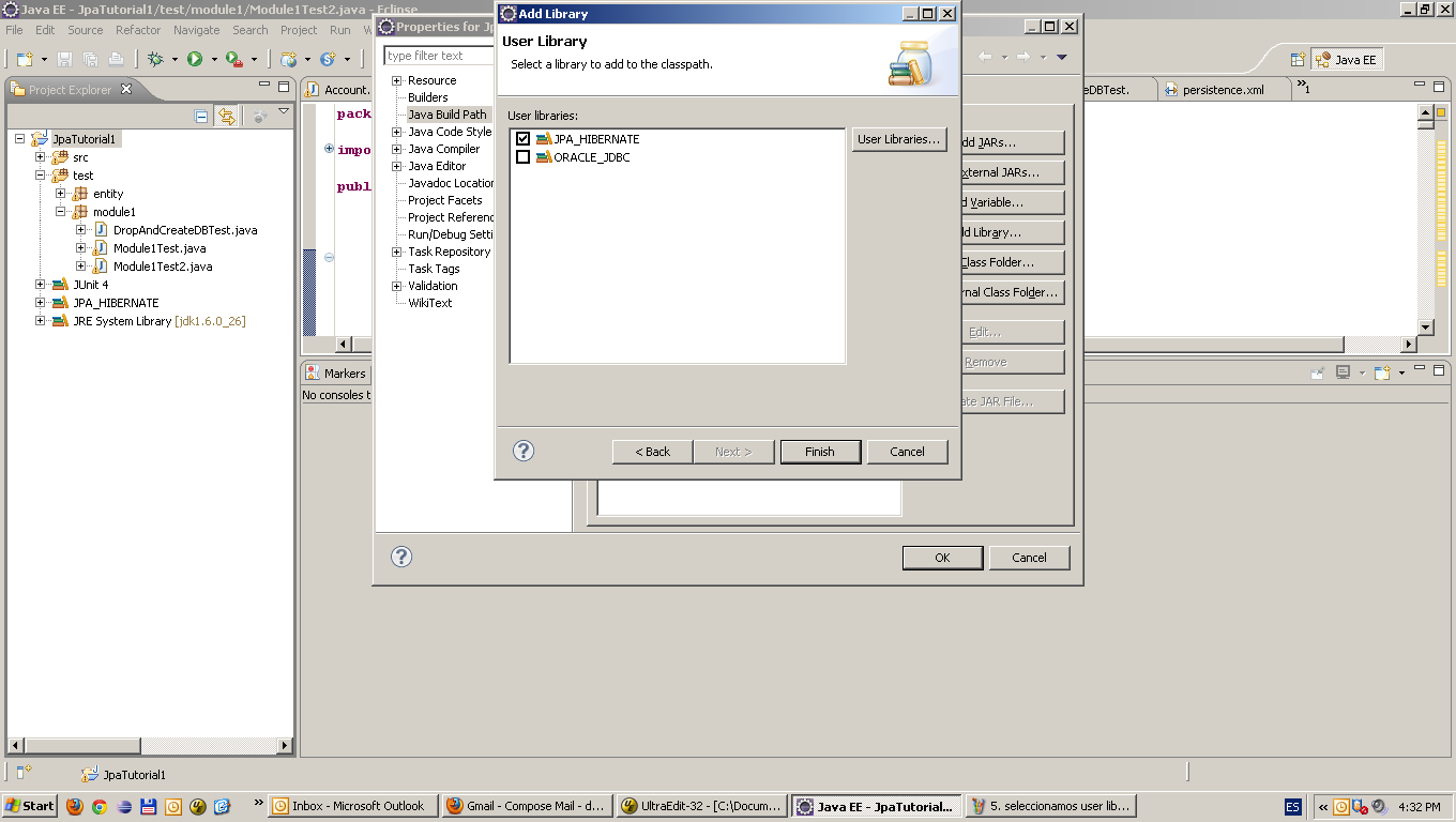 Java Frameworks & APIs: JPA - Configuración Eclipse + JPA + Hibernate