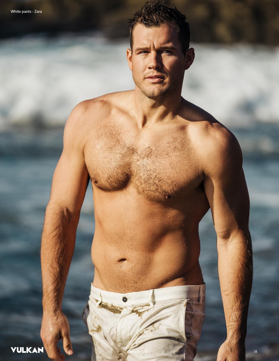 Colton Underwood es un alma libre en el mar para VULKAN Magazine