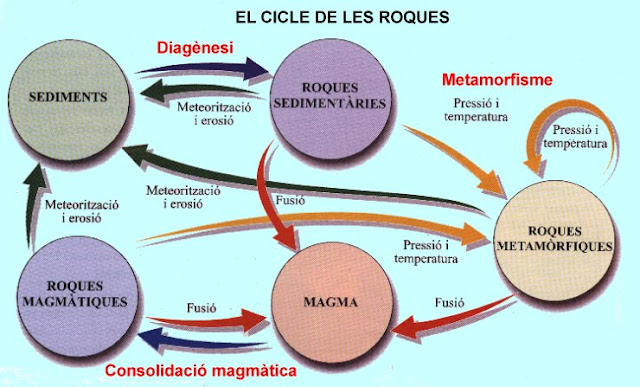EL BLOG DE LUISA BG 4º ESO: les roques. tipus. el cicle de les roques