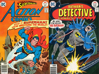 Dave's Comic Heroes Blog: When Did Action Comics Overtake Detective Comics