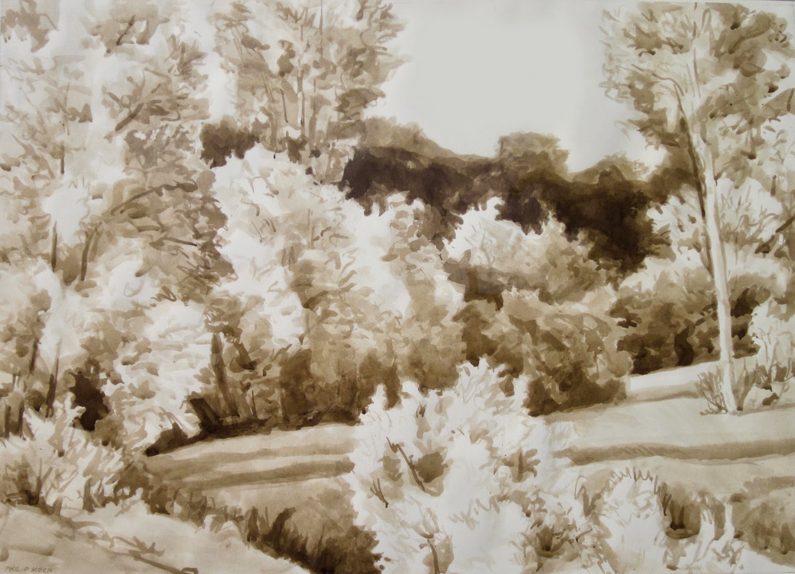 What I Learned from My Ink Wash Drawings