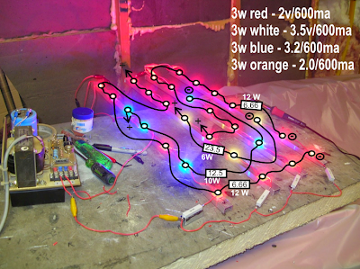 Easy Electronic Circuits: How to Connect Multi-color Mismatch LEDs