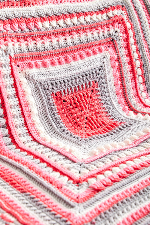 Beautiful Skills - Crochet Knitting Quilting : Study of Texture Afghan ...