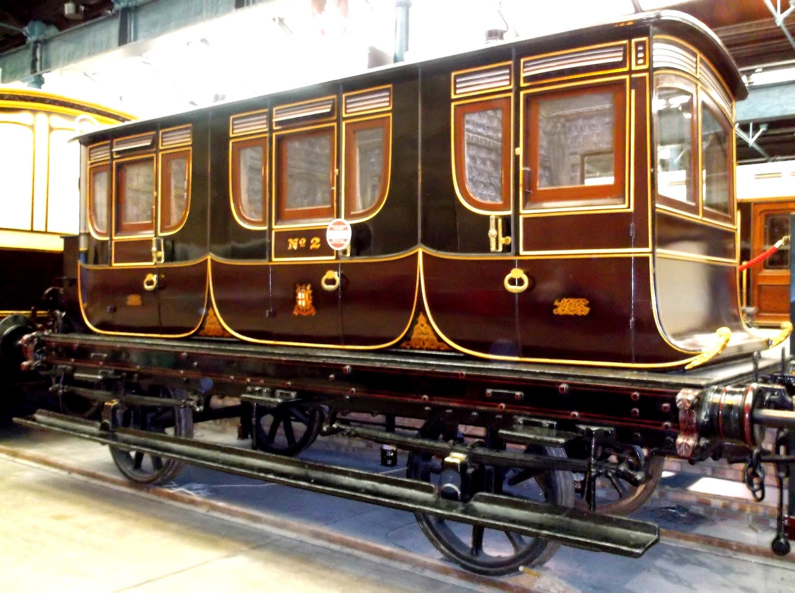 Steam Memories: 1842 L&BR No2 Queen Adelaide’s saloon at the NRM