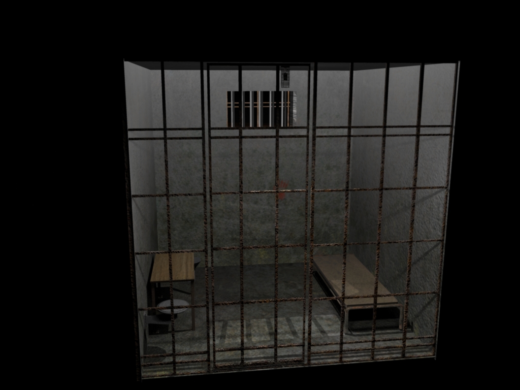 3d Art Space: Developing textures for jail cell (2)