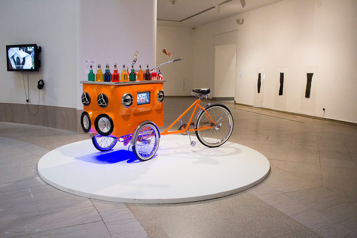 " Ride or Die" Miguel Luciano works at Gallery at BRIC House, New York