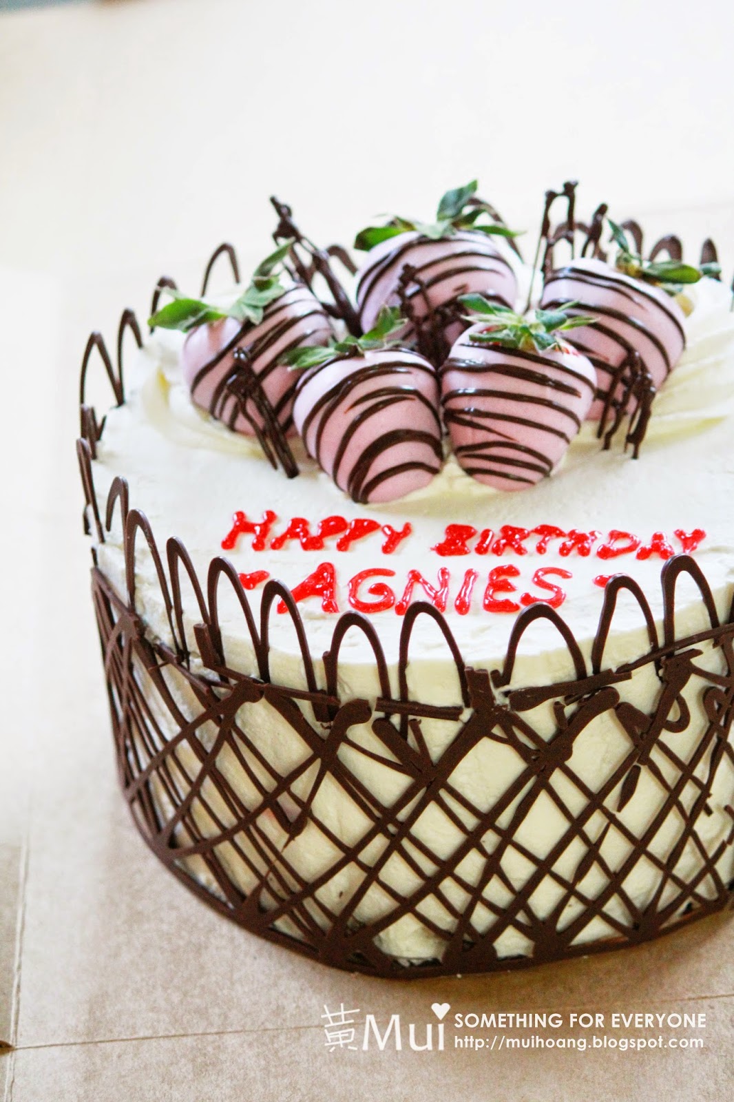 Something for Everyone!: Chocolate Cage Strawberry Cake