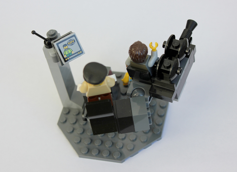 Lego Dado: Lego Movie Camera with DP, Director, & Makeup - MOC