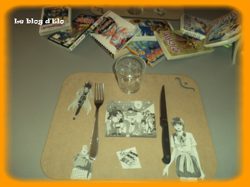 LE BLOG D'ELO: Déco de table " Mangas"...