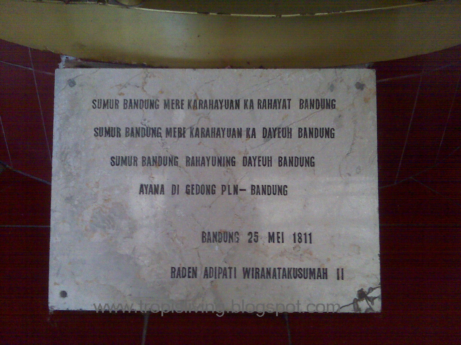 JOYRIDER BANDUNG: Sejarah Sumur Bandung