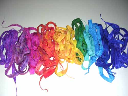 Copper, Glass and Recycled Trash: Silk Strings Tutorial