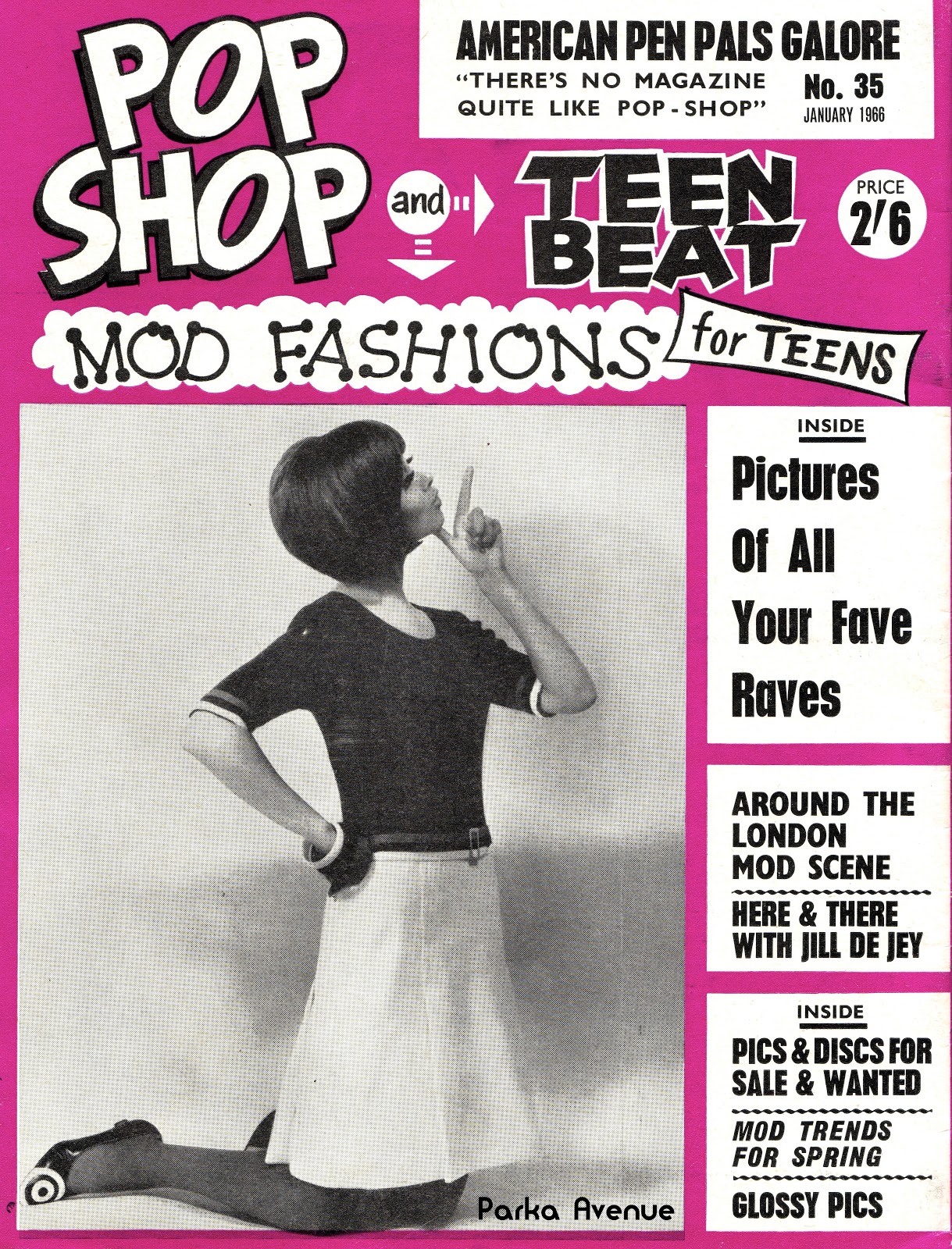 Parka Avenue: Pop Shop and Teen Beat - Mod Fashion for Teens