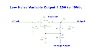 1.25V to 12Vdc Variable Output Low Noise | Electronic Circuits ...