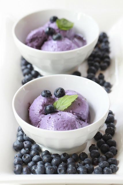 Epicurean Mom: Blueberry Lemon Gelato