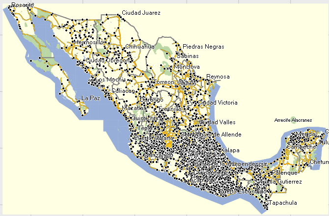 GPSTravelMaps.com: Mexico Garmin Nuvi GPS