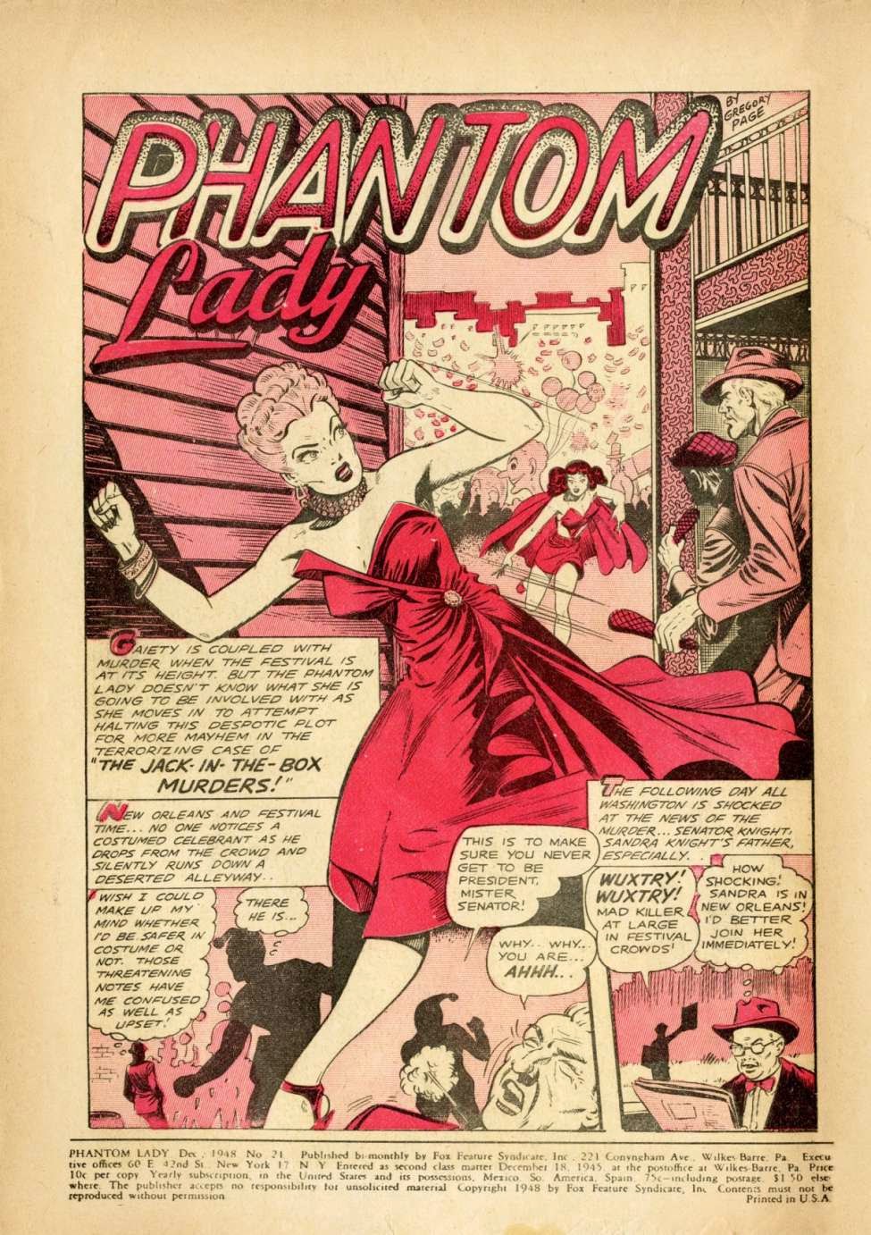 Ominous Octopus Omnibus: PHANTOM LADY #21