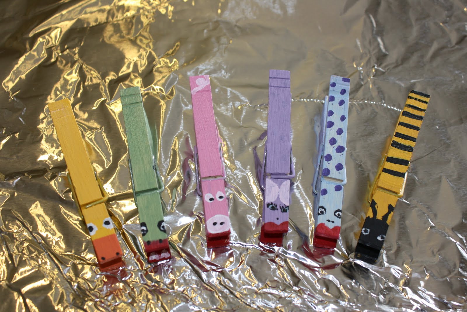 The Created Home: Clothespin Cup Clips