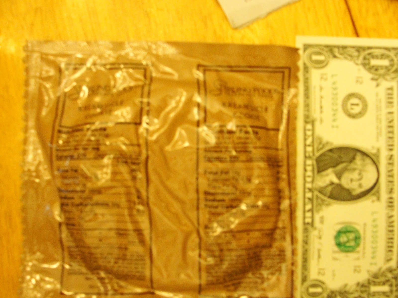 Planning And Foresight: MRE Monday - Kreamsicle Cookie